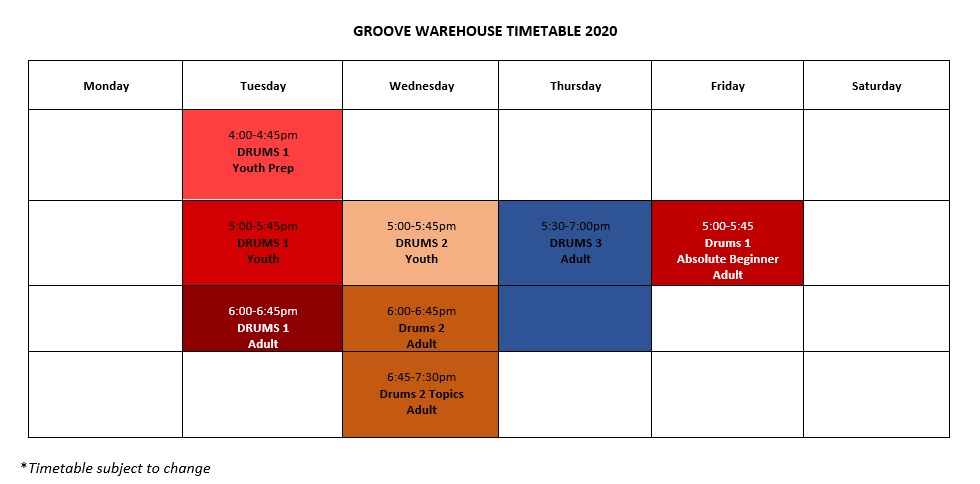 Timetable Timetable